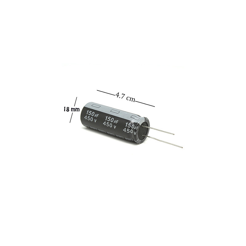 CE-150-450V Capacitor Electrolítico 150uF 450V 105C Radial